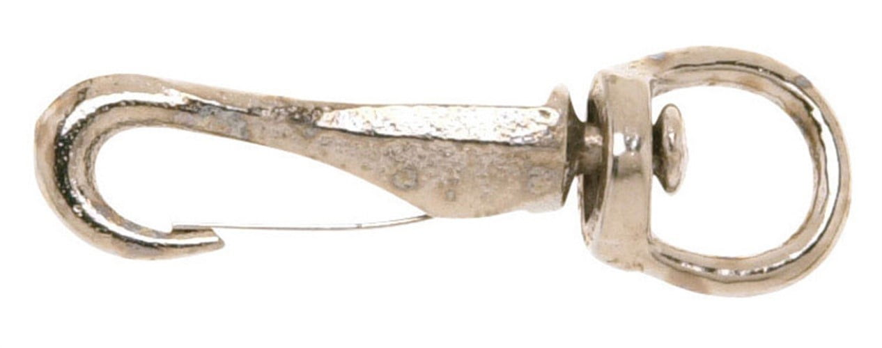 Campbell 3/8 in. D X 2 in. L Nickel-Plated Iron Spring Snap 20 lb ...