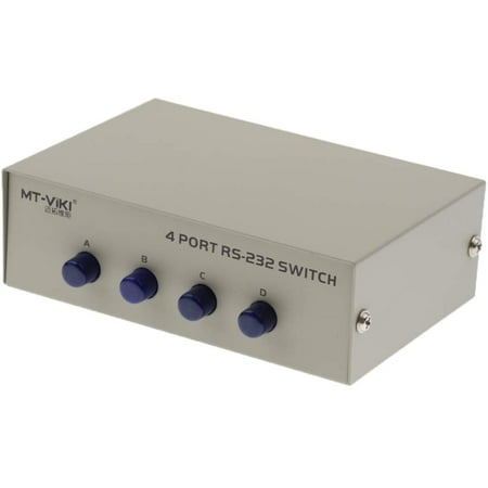 DB 9 Pin Serial Network Sharing 4 Port RS232 Switch Ethernet Switcher ...