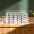ToppiJoy 25 Slots Clear Acrylic Cell Phone Locker Box with Door Locks ...