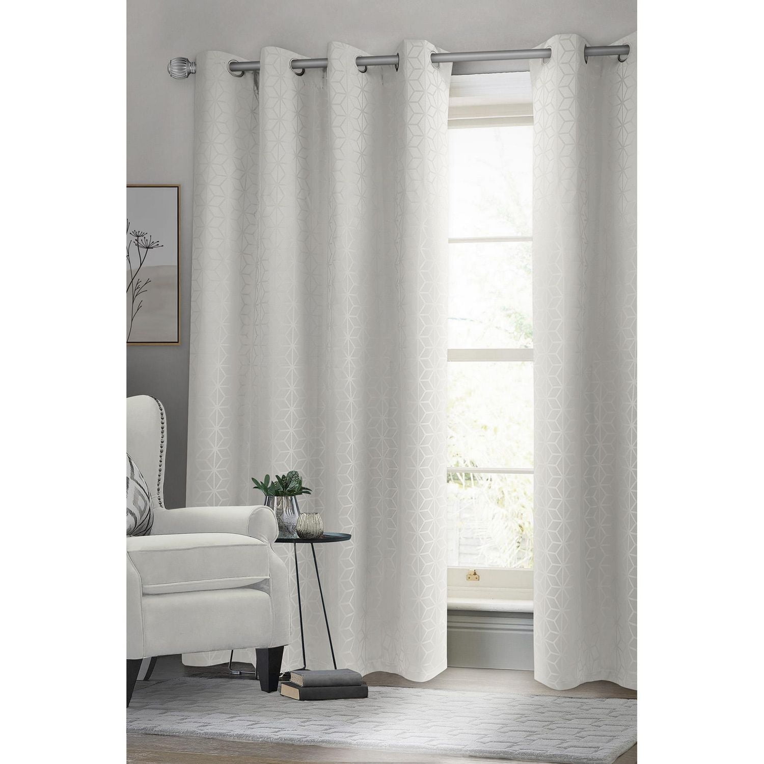 Click here for Safdie & Co. Curtain Woven Blackout 54x84l White G... prices