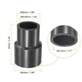 Uxcell 1"x3/4" UPVC Reducer Pipe Fitting SCH80 Straight Coupling, Grey ...