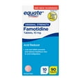 (3 pack) Equate Original Strength Famotidine Tablets, 10 mg, 90 Count ...