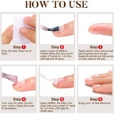 AIMEILI 5 in 1 Rubber Base Gel For Nails, Sheer Color Gel Nail Polish ...