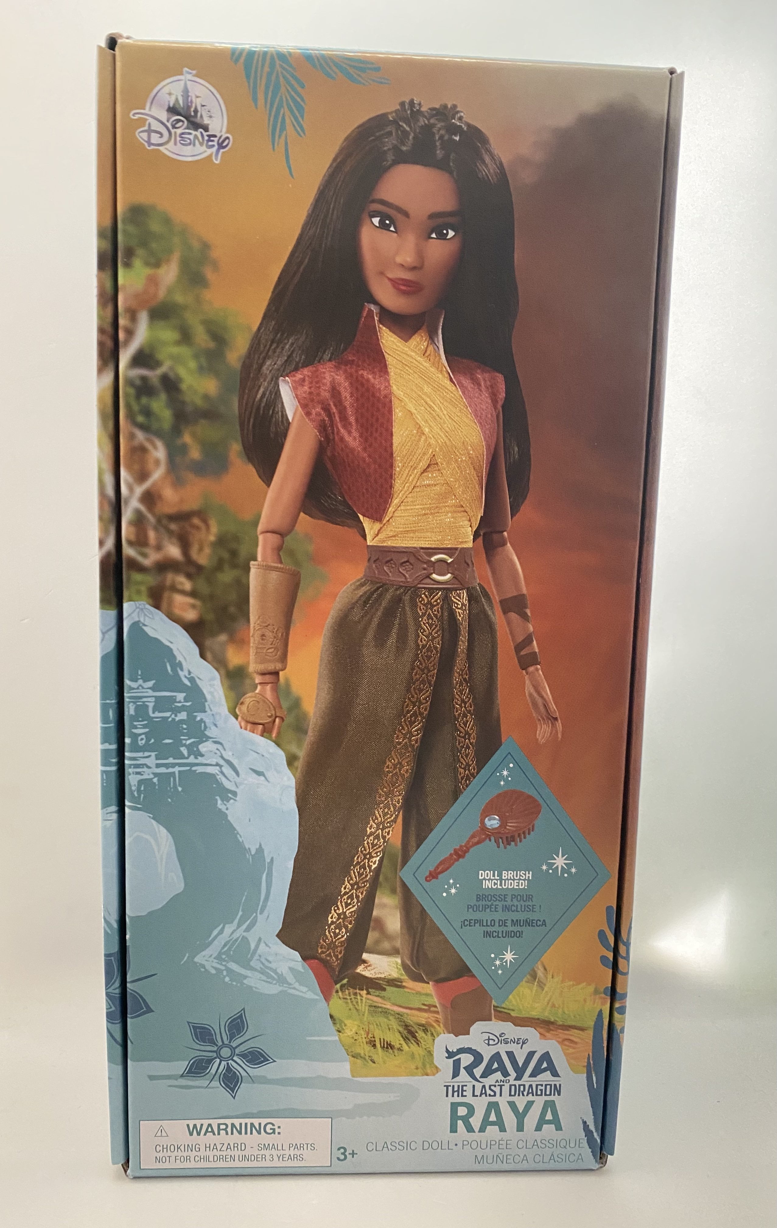 Disney Princess Raya and the Last Dragon Classic Doll with Brush New ...