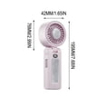 Bowayaoa Digital Display Semiconductor Cooling Handheld Fan, USB ...