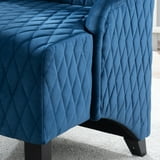 22" Wide Accent Chair Wingback Chair Comfy High Back Side Chair Tufted ...