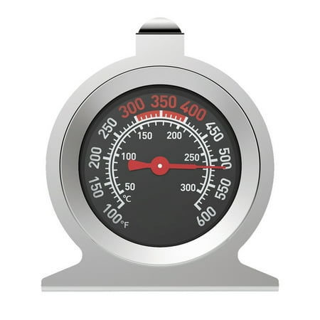 Oven Thermometer 50-300°C/100-600°F Dial Read Stainless Steel Grill ...