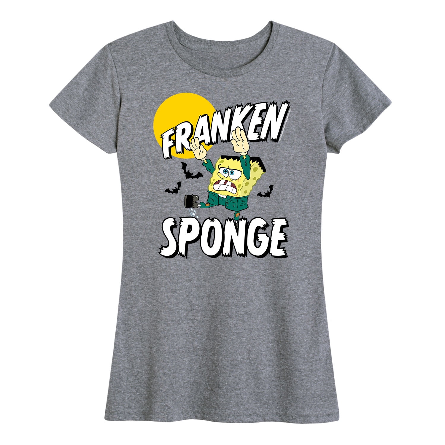 SpongeBob SquarePants - Franken Sponge - Women's Short Sleeve Graphic T ...