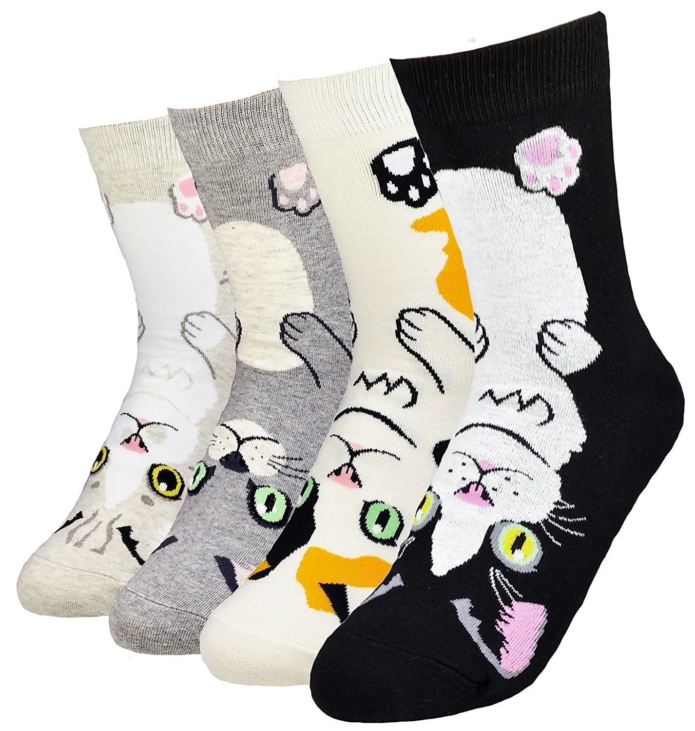JJMax Women's Cats and Dogs Tickle Tummies Socks - Walmart.com