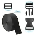 Backpack Accessories Buckles Straps Set Nylon Webbing Strap Clip Buckle ...