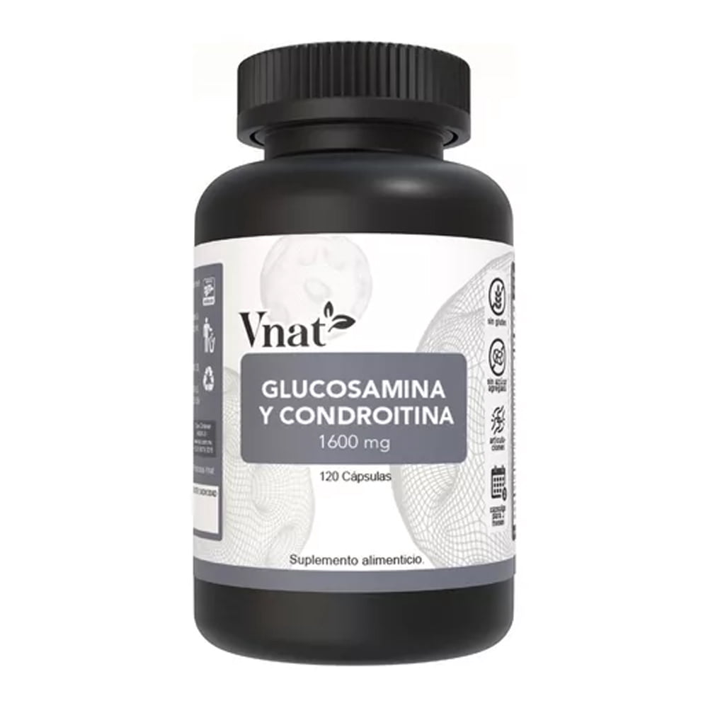 Glucosamina Y Condroitina 1600mg Vnat 120 Capsulas | Bodega Aurrera en ...