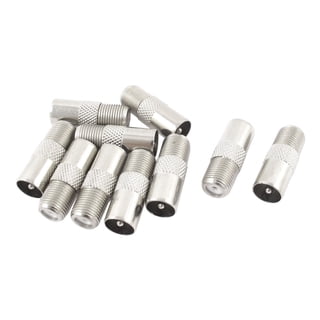 F-Type Male to F-Type Female Connector RF CCTV Coax Coaxial Adapter ...