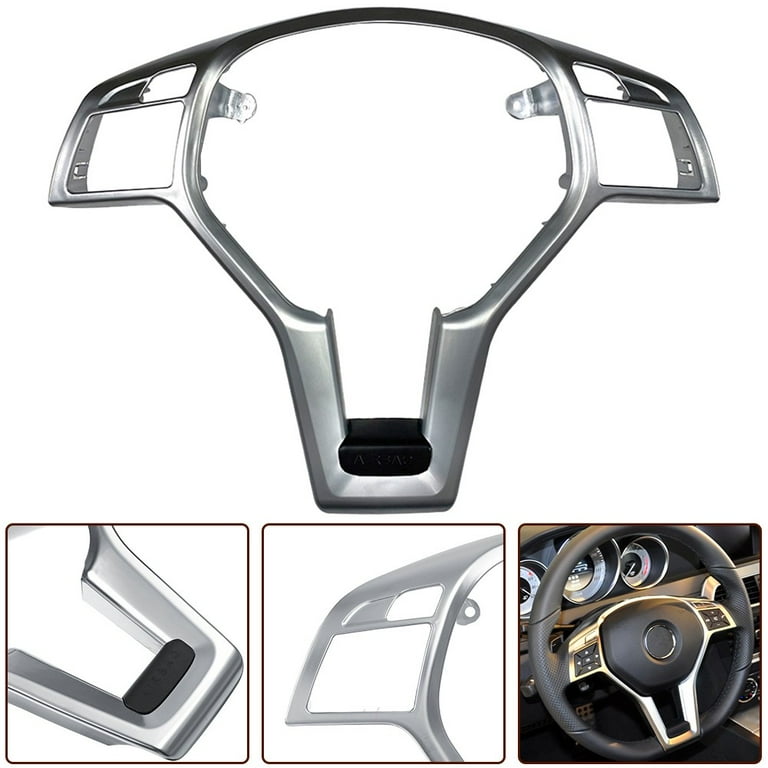 Steering Wheel Trim Cover For AMG Silver For Mercedes For Benz W204 W212 C 12 14 Walmart