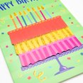 PaperCraft Birthday Greeting Cards with Envelope, Cake and Candles ...