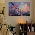 American Flag Canvas Wall Art - Patriotic 4th of July Canvas Prints ...
