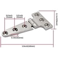 316 Stainless Steel T Hinges Marine Grade 4'' x 2" Heavy Duty Boat ...