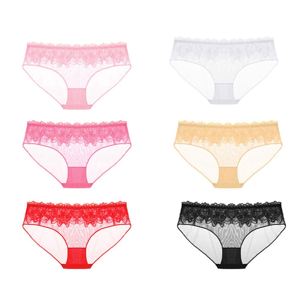 Click here for Coofit Lace Bikini Panty Fashion 6 Pairs Soft Lace... prices