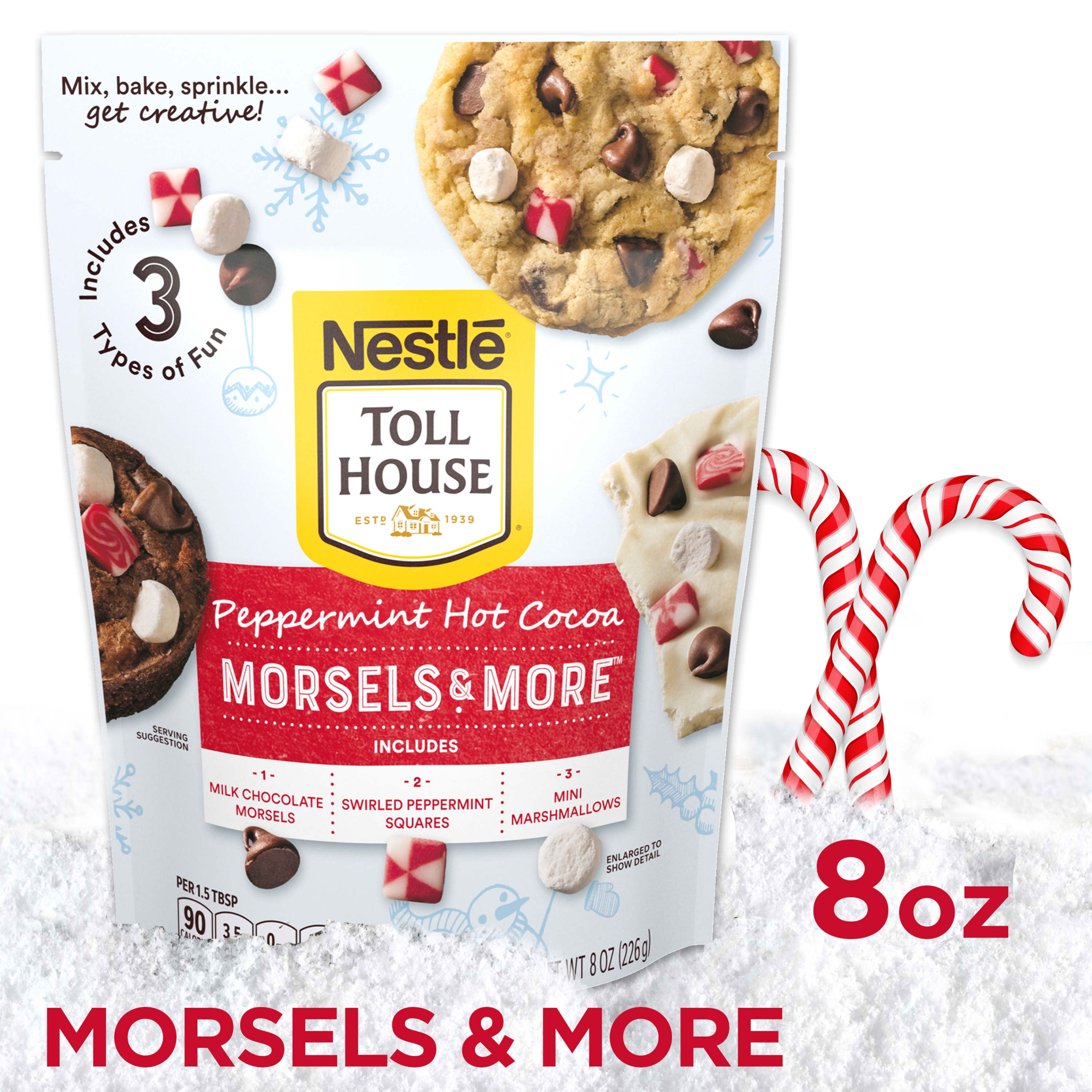Nestle Toll House Peppermint Hot Cocoa Morsels & More, Holiday Snacks ...