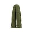 Hxshgdsn Womens Wide Leg Cargo Pant Baggy Sweatpants With Drawstring ...