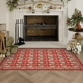 Lahome 3'x5' Washable Christmas Rug, Holiday Non Slip Christmas Tree ...