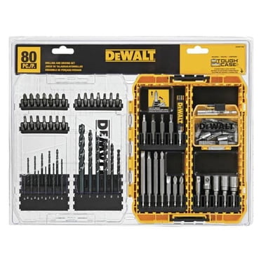 DEWALT Heavy Duty Black and Gold Drill Bit Set (21-Piece) for Home ...