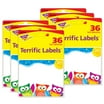 TREND Rainbow Handprints Terrific Labels, 36 Per Pack, 6 Packs ...