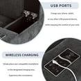 Harper & Bright Designs Modular Sectional Sofa with USB Charge Ports ...