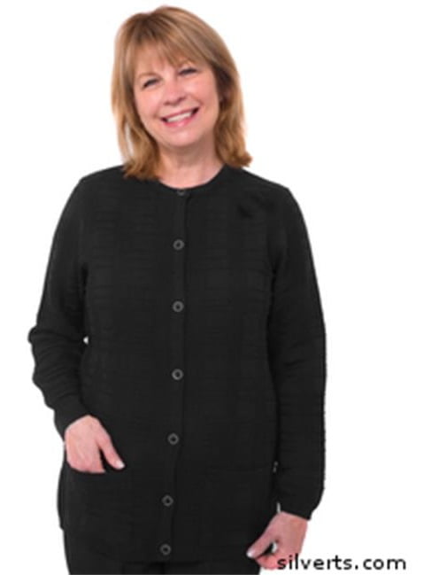 Silverts 132613306 Two Pocket Cardigan Sweater Elderly Senior Women ...