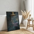 Affixzi Singing Shower Poster, Funny Bathroom Wall Art Typography ...