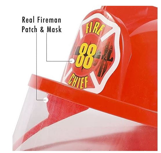 Buy Tigerdoe Fireman Hat - Firefighter Hat & Fire Chief Hat - Fireman ...