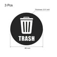 Uxcell Trash Stickers Decals Bin Labels Large Vinyl for Stainless Steel ...