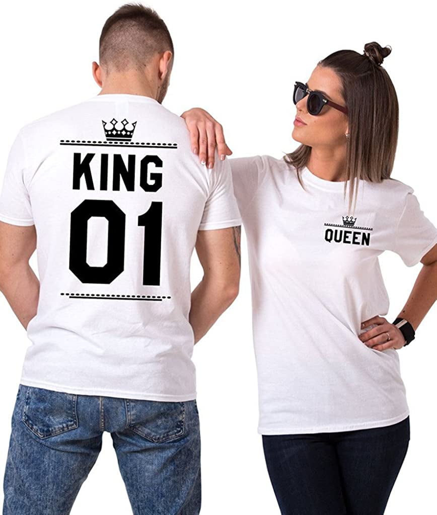 T Shirt King Queen
