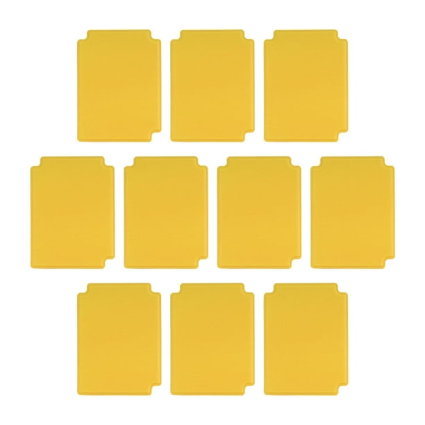 Runquan 10 Pieces Trading Card Dividers Card Sorting Dividers for Games ...