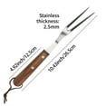 New Star Foodservice | Commercial Grade BBQ Fork, Wood Handle (10-Inch) Dolsrinksys Marshmallow ...