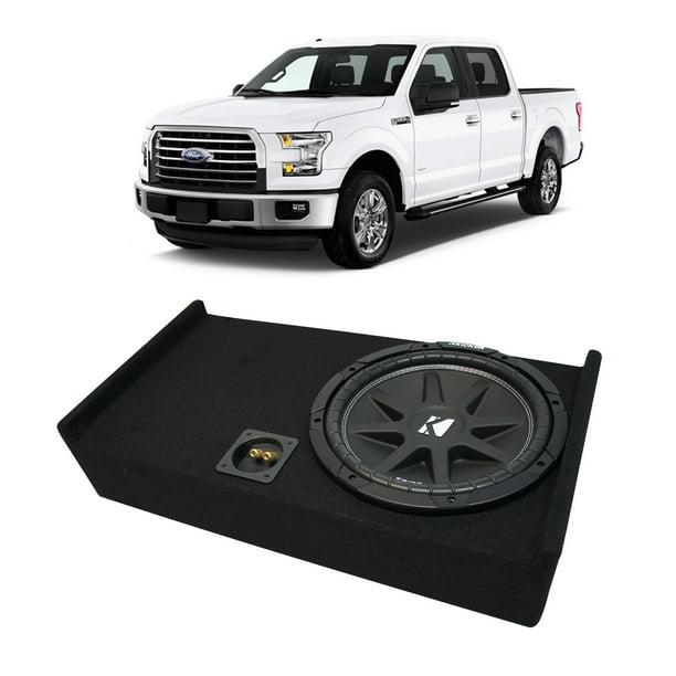 09-15 Ford F-150 Super Crew Truck Kicker Comp C12 Single 12" Sub Box Final 4 Ohm - Walmart.com