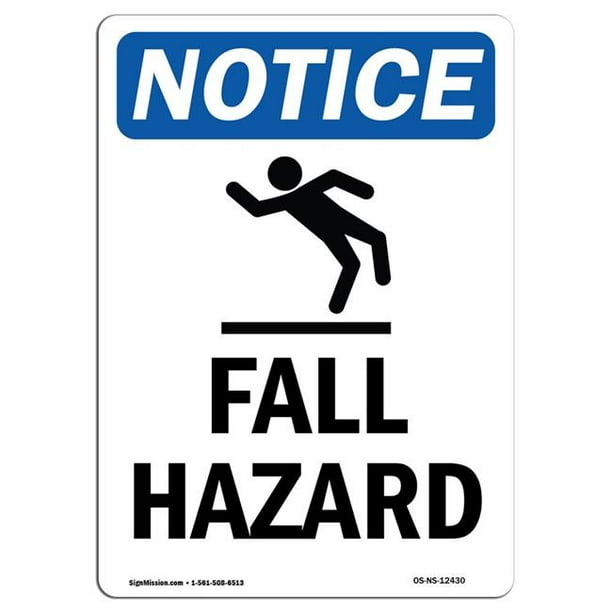 Fall Hazard Signs