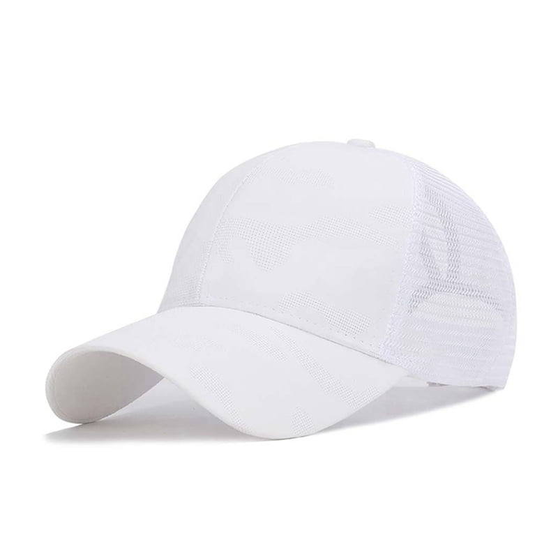 Ponytail Hat,Outdoor Baseball Hat With Adjustable Back Closure Folding ...