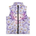 chaqlin Axolotl Fleece Vest for Girls 5-6 Trendy Y2K Sleeveless Coat ...