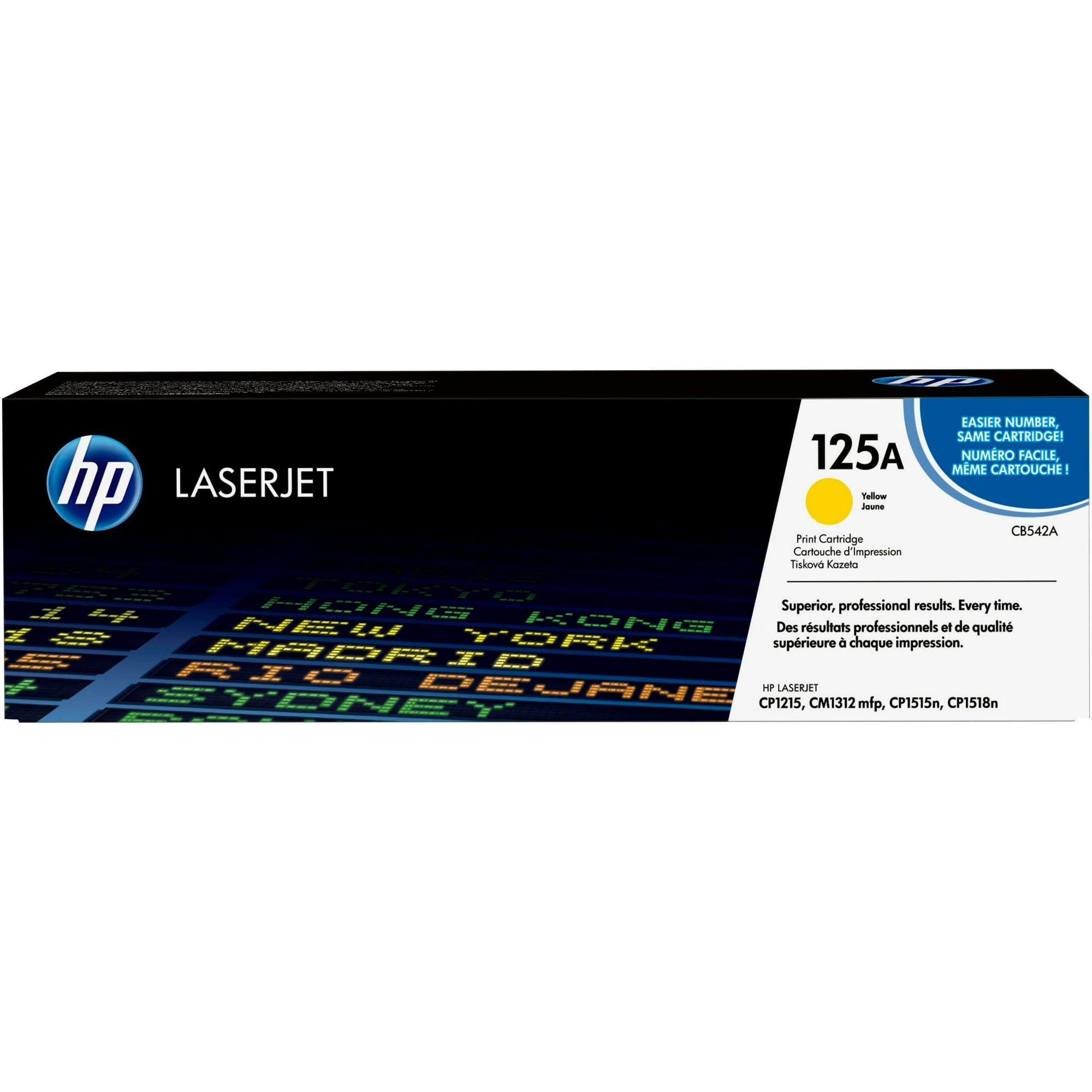 HP 125A LaserJet Toner Cartridge - Yellow
