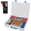 Katia Battery Organizer Storage Holder with Tester Checker, Holds Up to ...