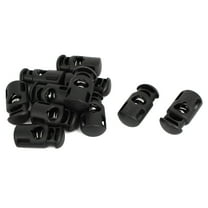 Uxcell Spring Cord Lock Plastic Cord Stopper End Fastener Double Hole ...