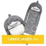 Happy Nappers: Pillow & Sleepy Sack: Medium - Grey Shark - 54 x 20", 2 ...