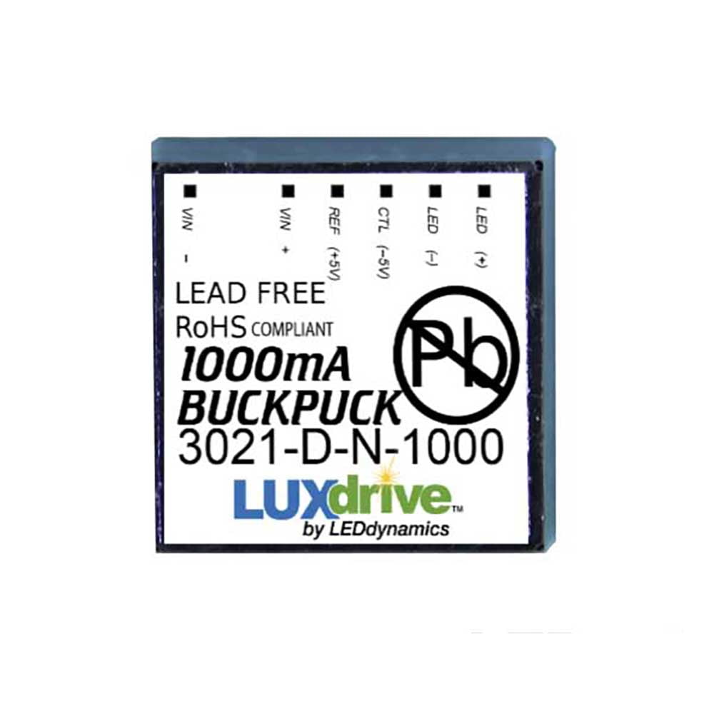 LuxDrive BuckPuck 1000mA Constant Current LED Driver with Dimming ...