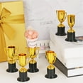 6Pcs Award Trophies Cups Light Weight Plastic Small Trophies Soccer ...