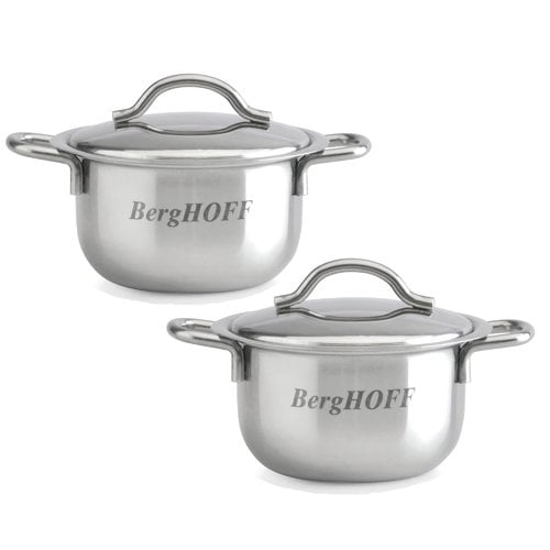 Mini Pots Set/2, 18/10 SS - Walmart.com - Walmart.com