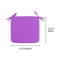 16x16 Square Chair Cushions Soft Seat Pads with Ties Dining Kitchen ...