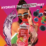 SueroX Refresher Zero Sugar Electrolyte Drink, Strawberry-Kiwi Punch ...