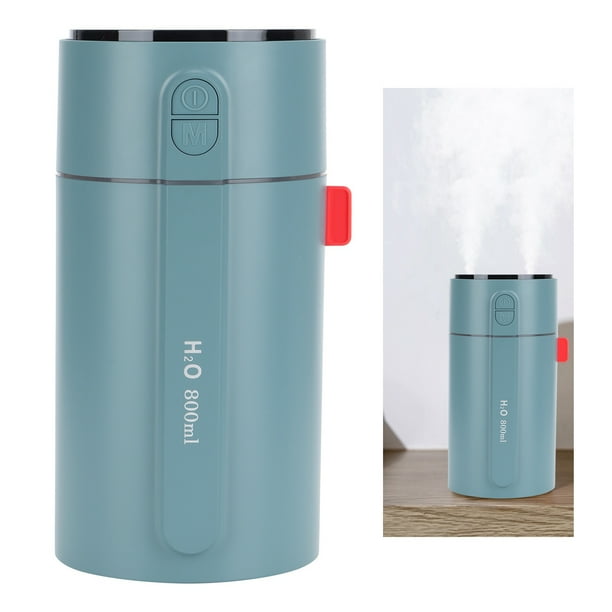 Air Humidifier, 800ml USB Humidifier Double Spray Humidifier, Water-Free Power-Off Protection ...