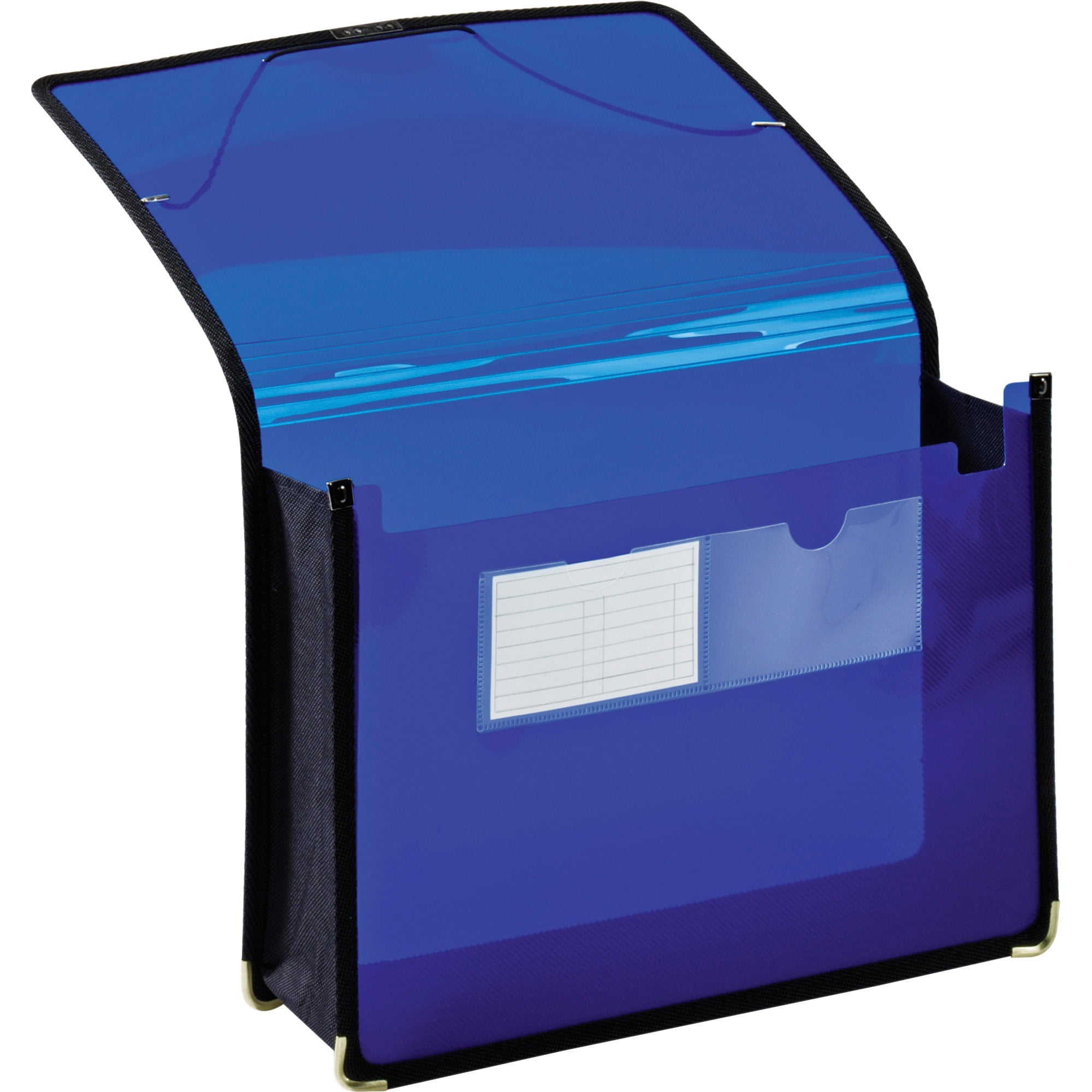 Pendaflex, PFX84041BL, 3-1/2" Expansion Poly Wallet, 1 Each, Blue ...