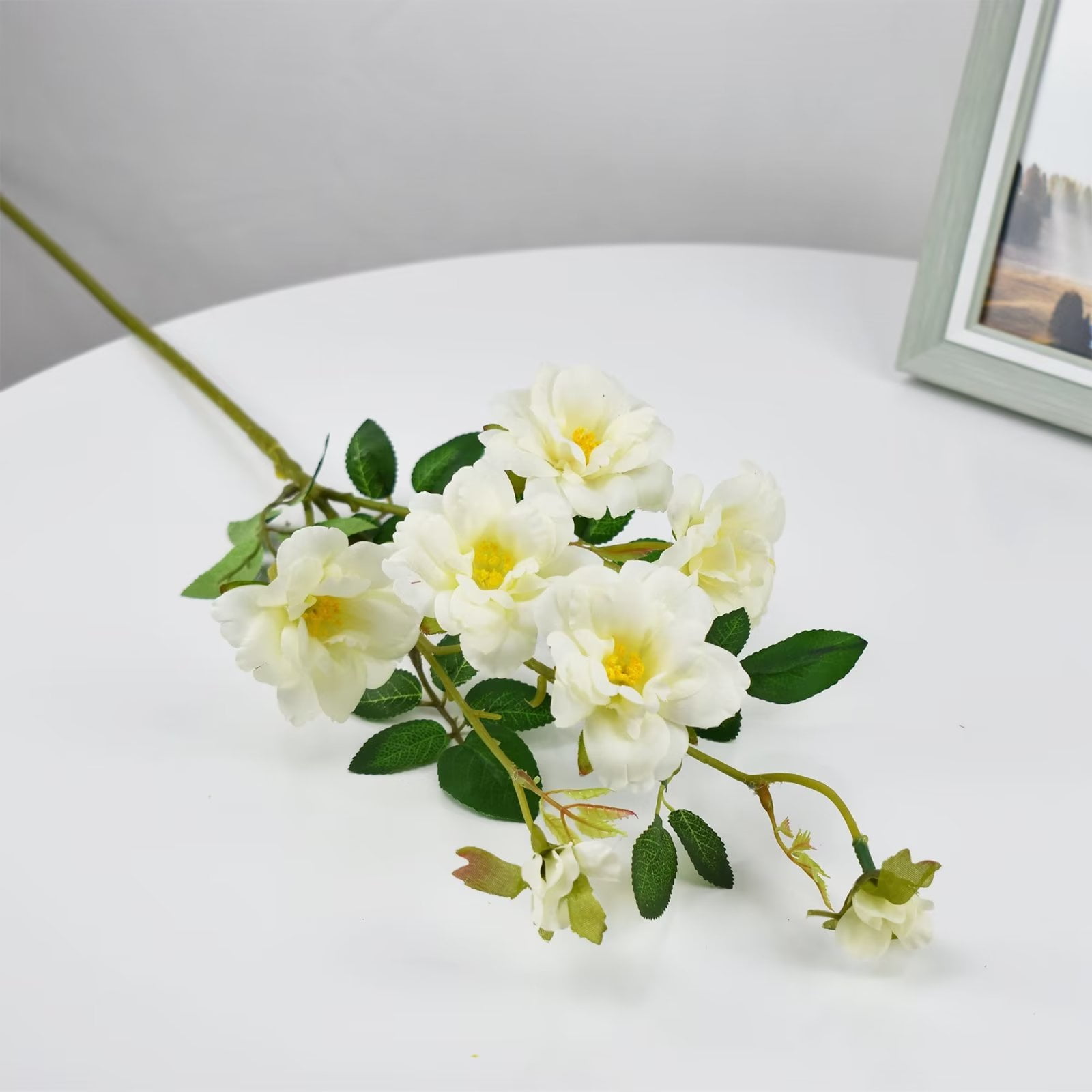 ZHH Artificial Flower Moonflower Bouquet Simulation Flowers for Home ...